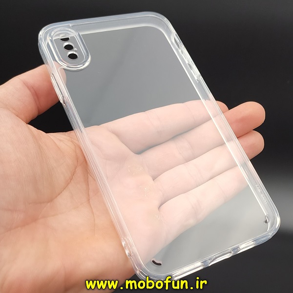 خرید و قیمت قاب گوشی Iphone Xs Max آیفون طرح طلقی شیشه ای شفاف ایربگ