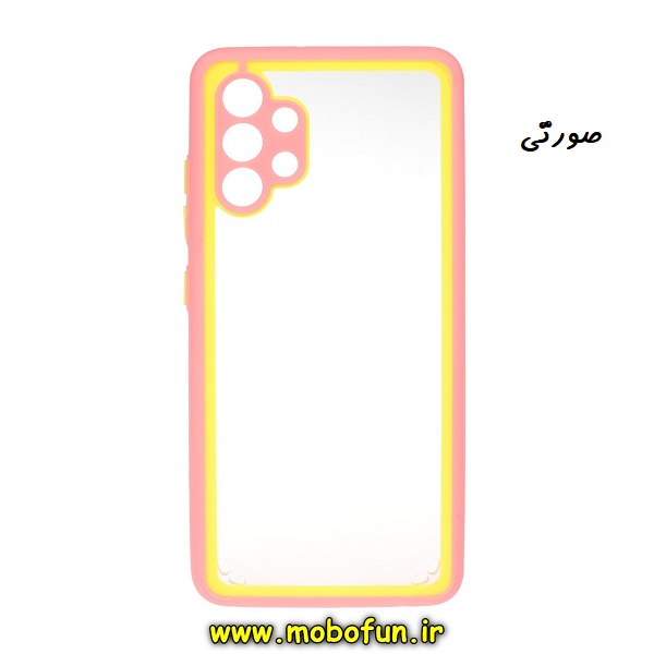 خرید و قیمت قاب گوشی Galaxy A32 4g سامسونگ طرح پشت طلق شفاف محافظ لنز